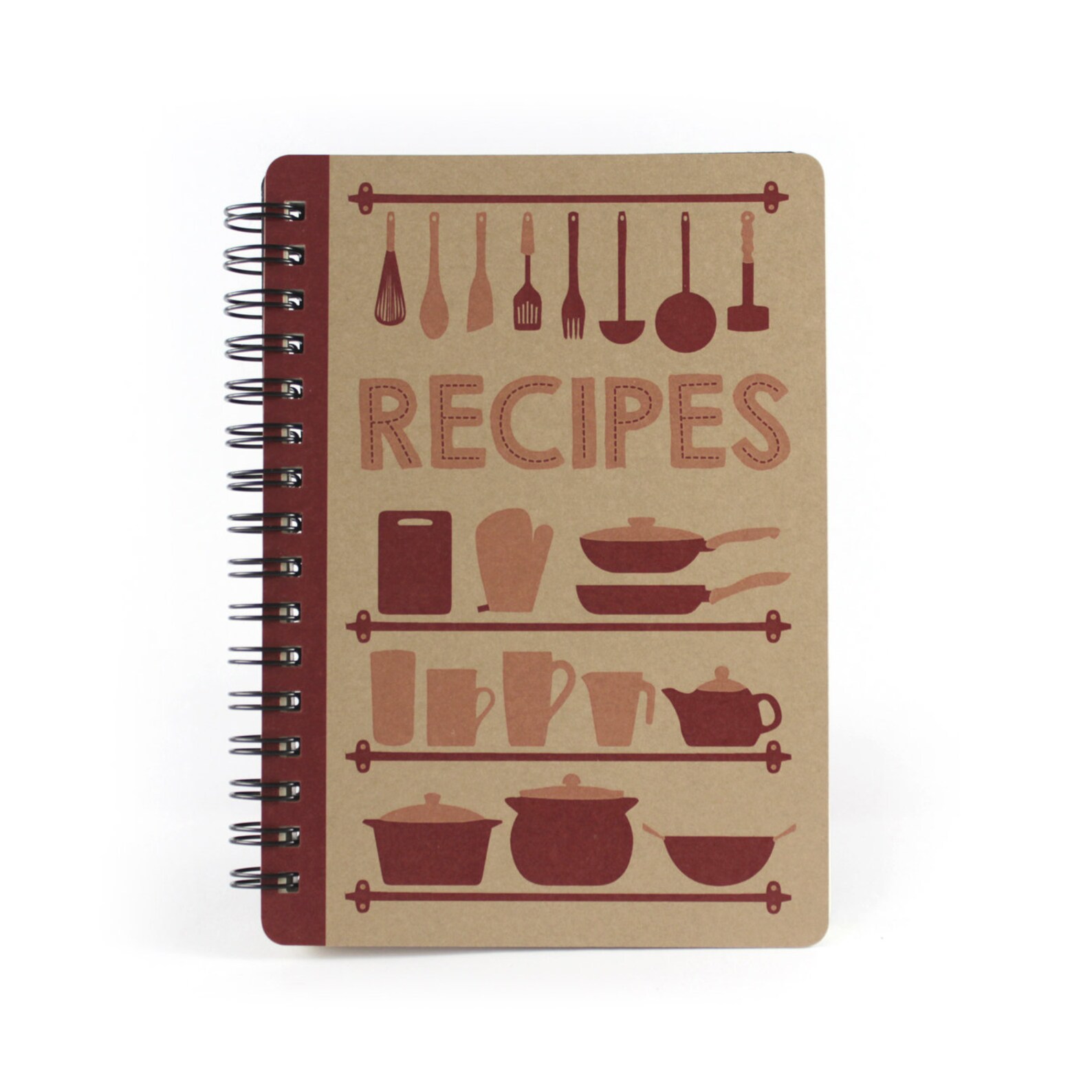 Recipe Book, Small Spiral Notebook "recipes" - Etsy