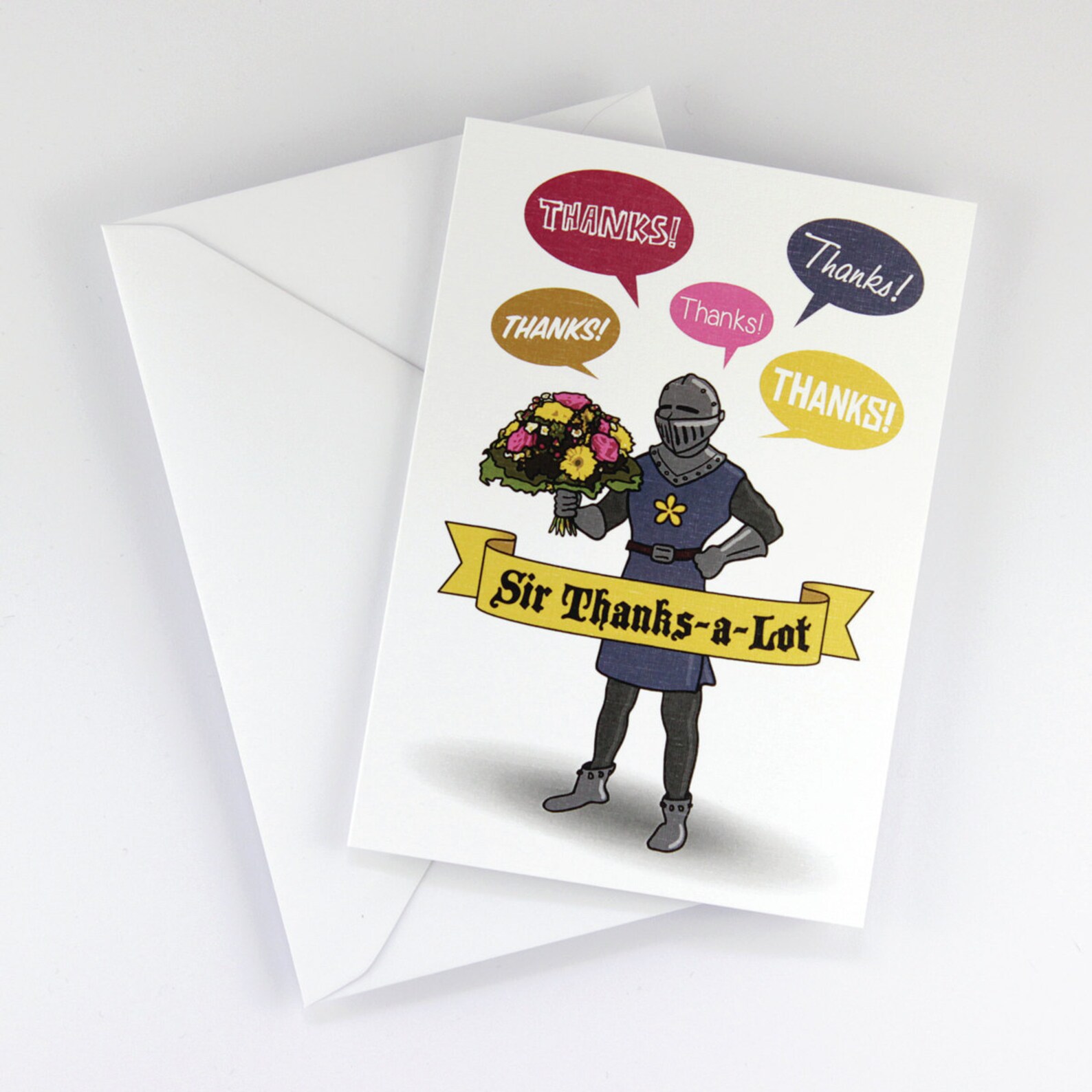Thank You Card "sir Thanks-a-lot" Funny Thank You Card, Appreciation ...