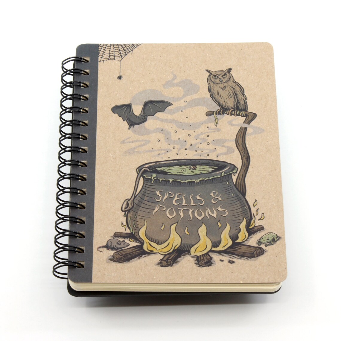 Spell Book Journal Spiral Notebook spells & - Etsy