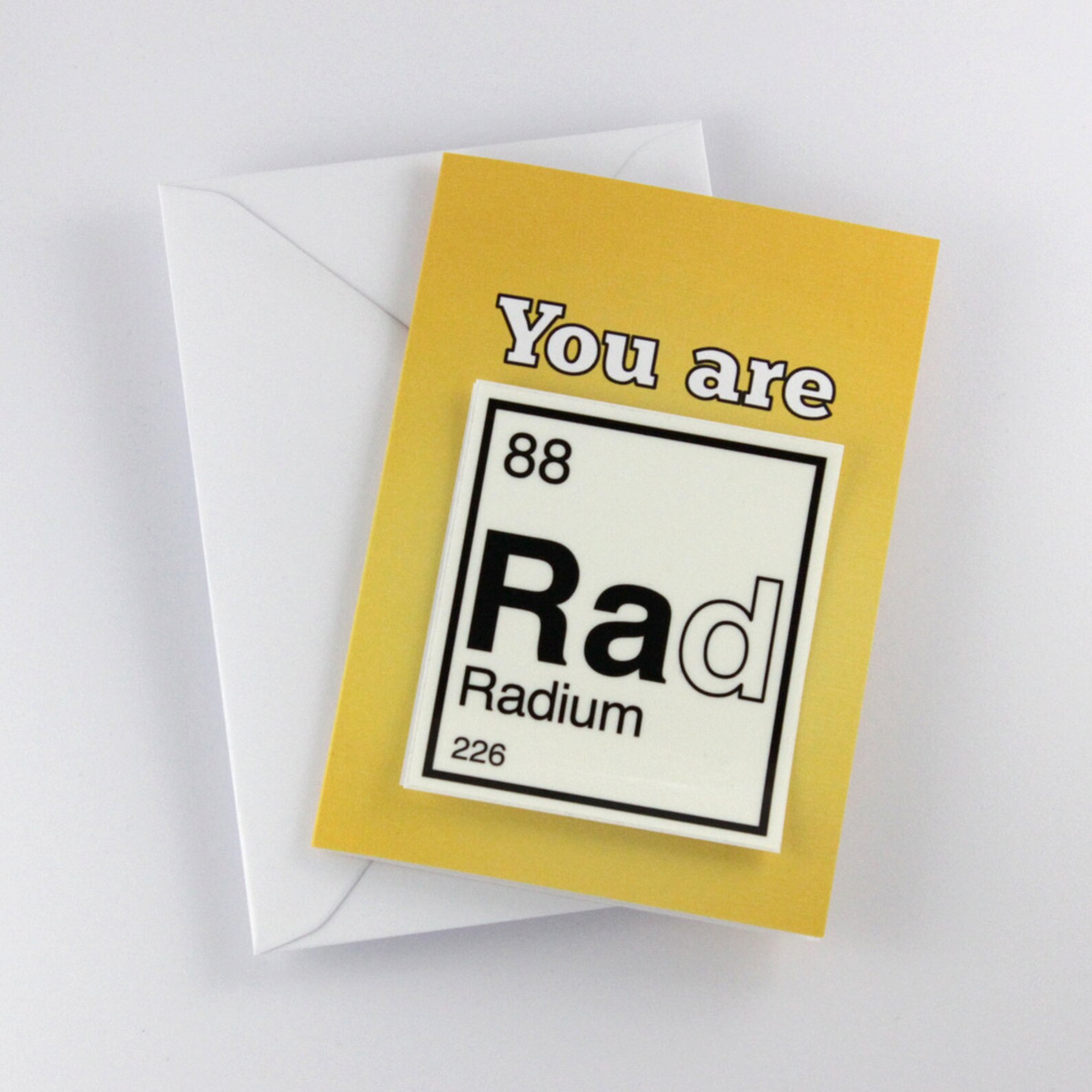 Valentine Card, Chemistry Card, You Are Rad Card, Periodic Table ...