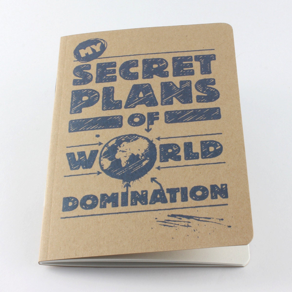 Small Notebook my Secret Plans of World Domination - Etsy