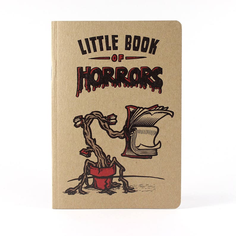 Small Notebook A6 little Book of Horrors - Etsy