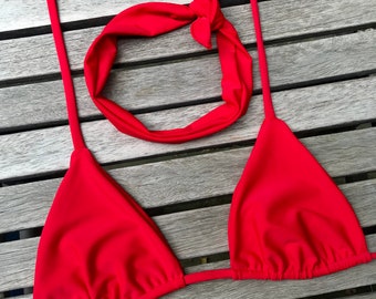 Triangle Bikini Top | Etsy