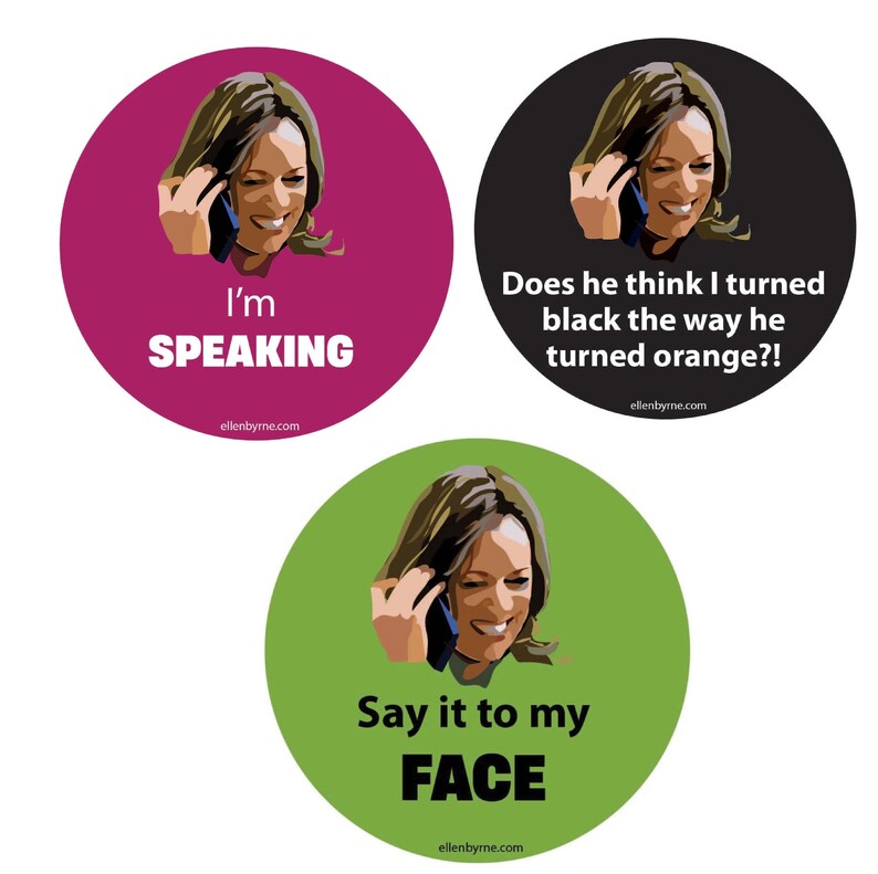 Kamala Harris Sticker Pack. Kamala Harris Merchandise. - Etsy