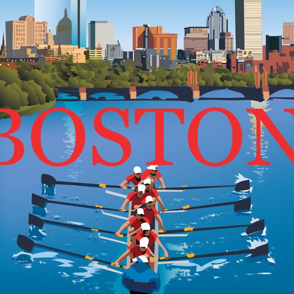 Head of the Charles Poster - Etsy