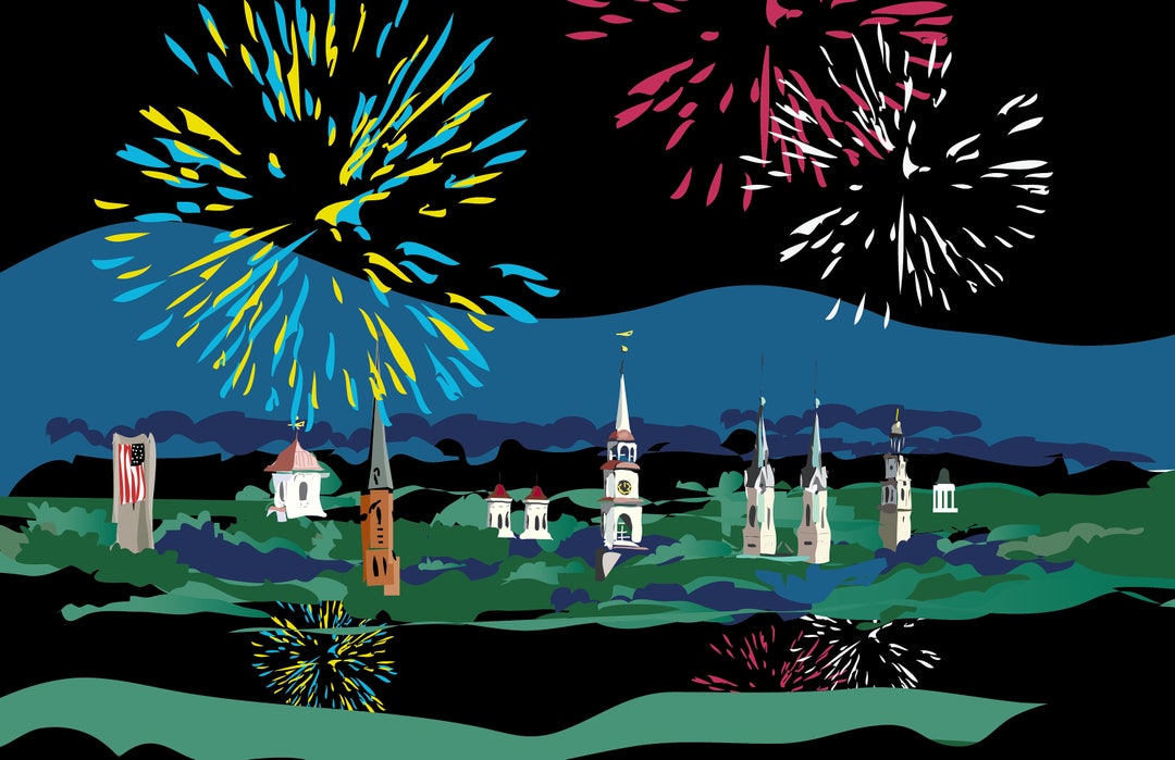 Frederick, MD Spires on 4th of July - Etsy