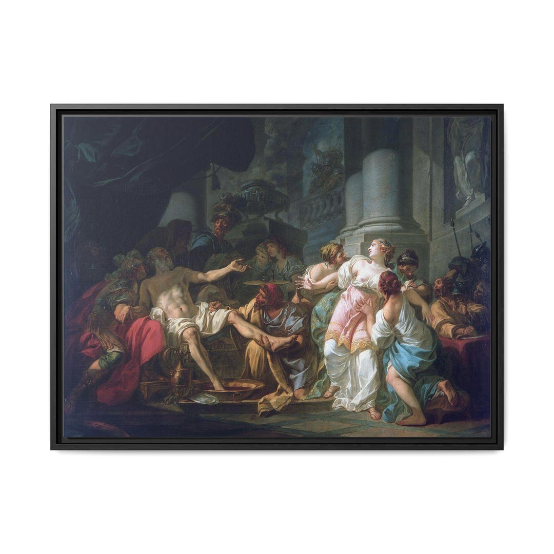The Death of Seneca (1773) - Roman History Wall Art - Ancient Rome ...