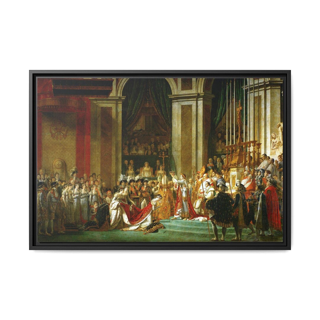 The Coronation of Napoleon (1807) - French History Wall Art - Emperor ...