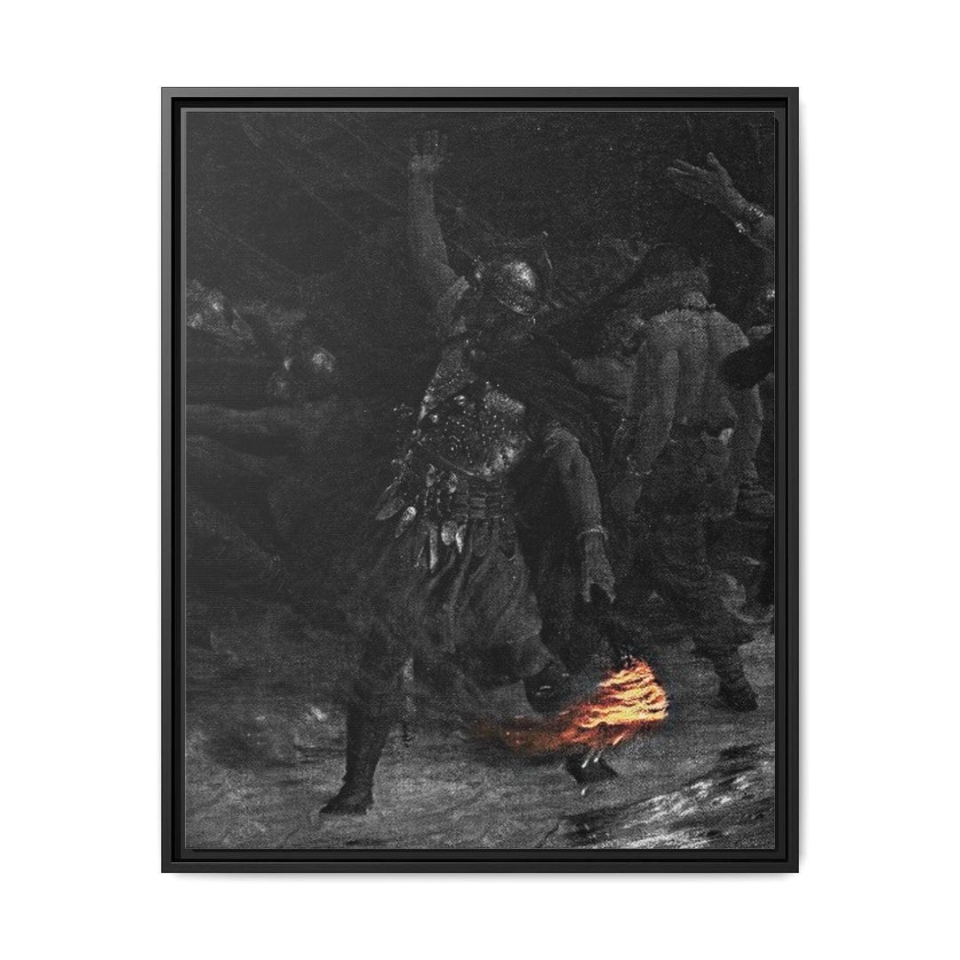 The Funeral Of A Viking 1893 Norse History Wall Art Vintage