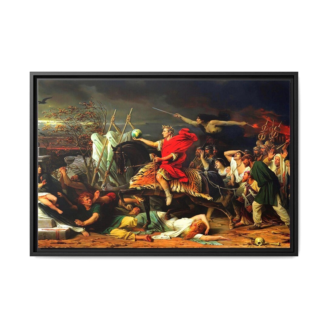 Caesar Crossing the Rubicon (1875) - Roman History Wall Art - Ancient ...