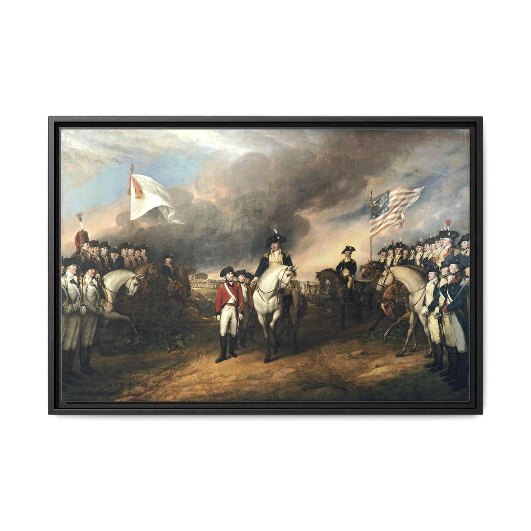 The Surrender of Lord Cornwallis (1820) - American History Wall Art ...