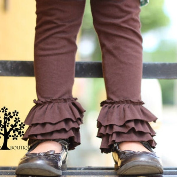 Ruffle Leggings - Etsy