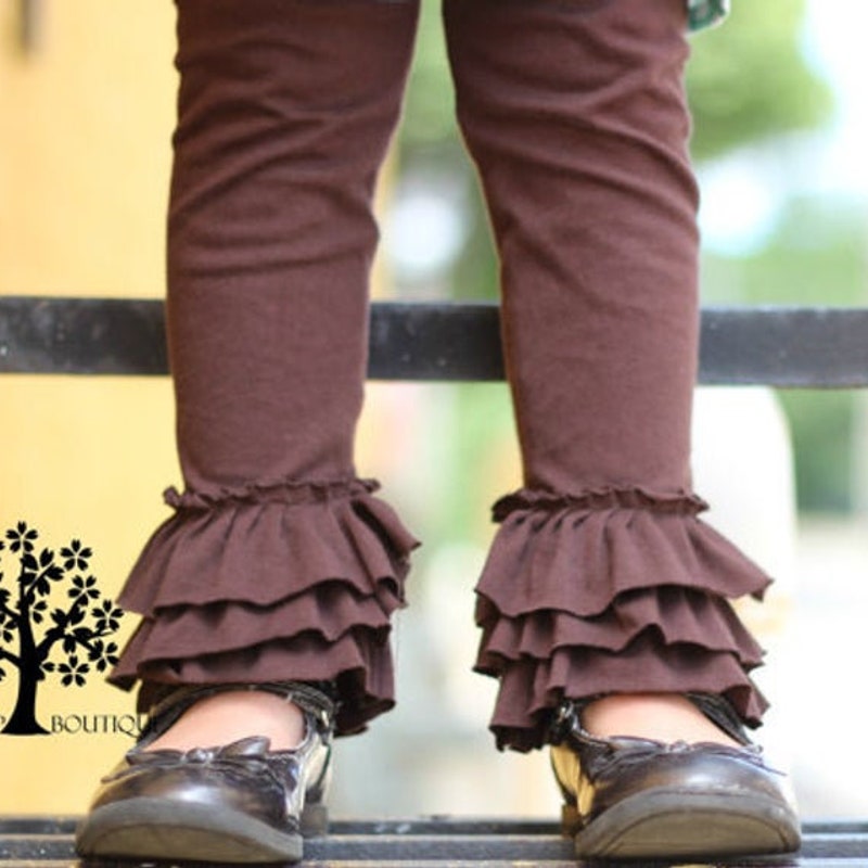 Ruffle Leggings - Etsy