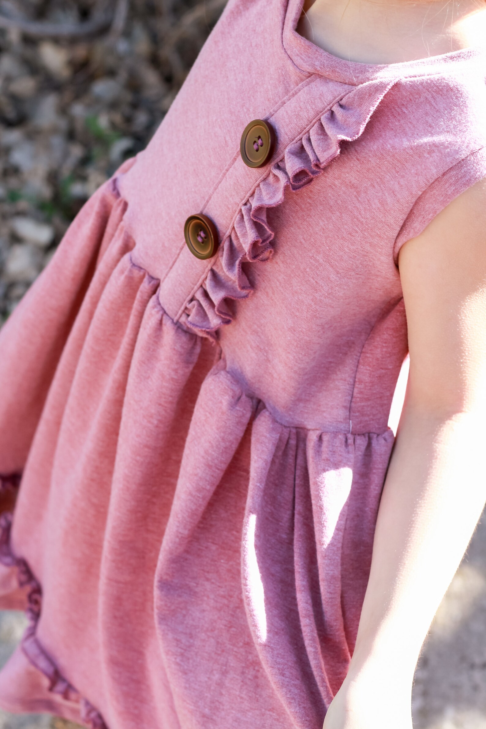 Girls Tank Style Knit Dress With Ruffled Bodice Detail. Custom - Etsy