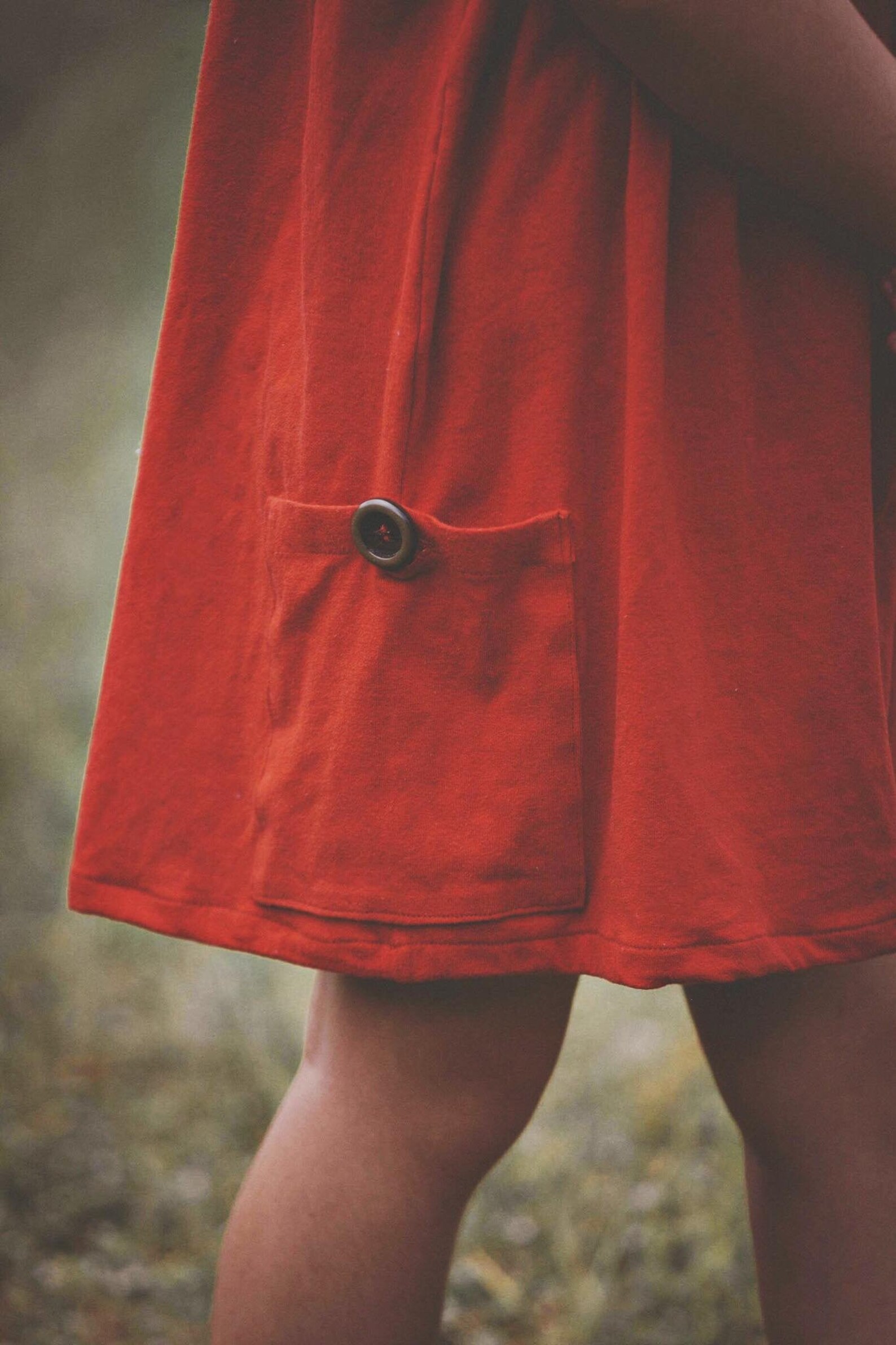 Girls Pocket Knit Dress in Rust Available in Other Solid | Etsy