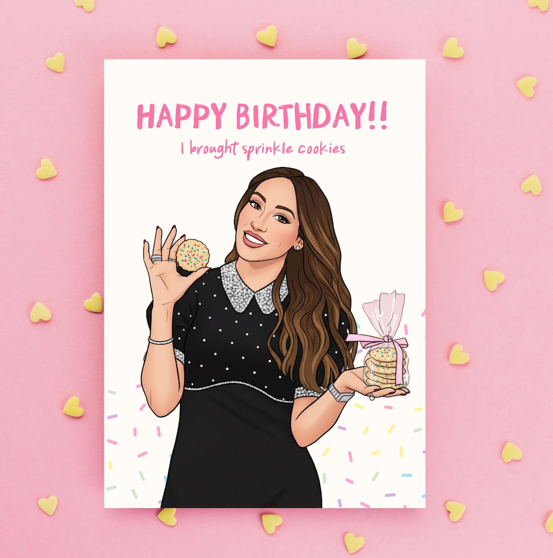 Bravo RHONJ: Sprinkle Cookies Birthday Card - Etsy