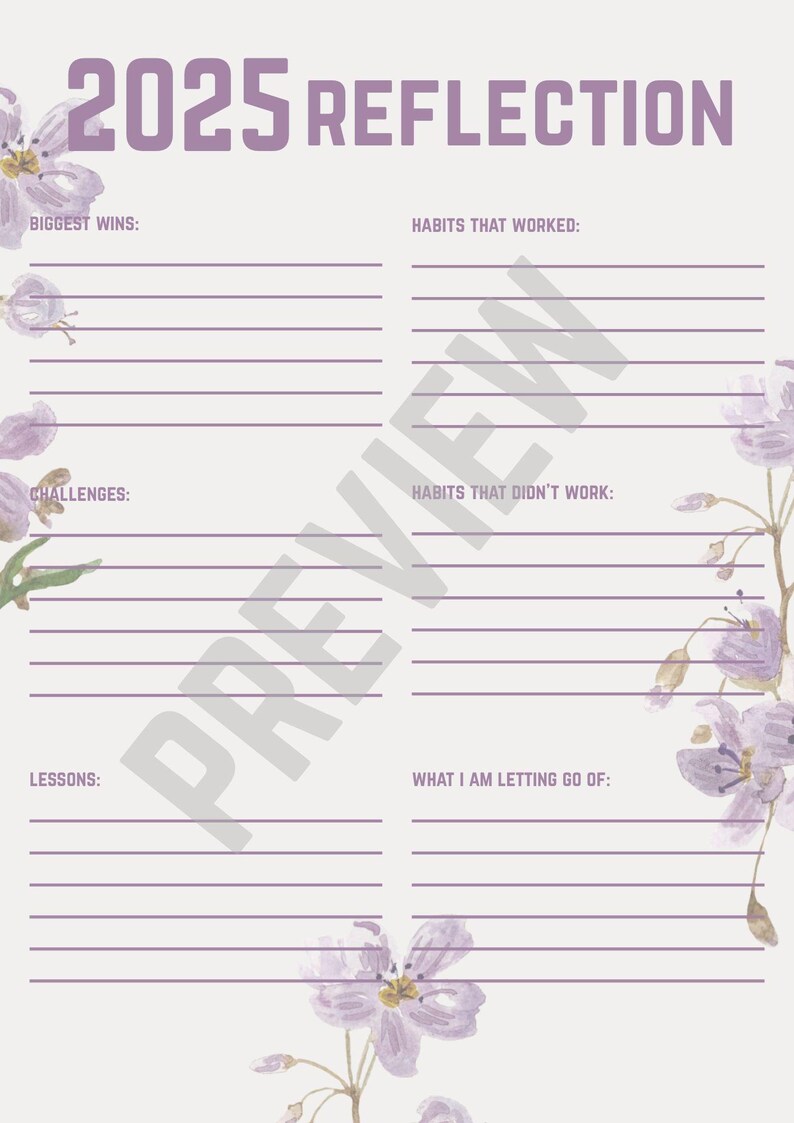 2026 Goal Planner Printable | Simple Yearly Target Setting Worksheet ...