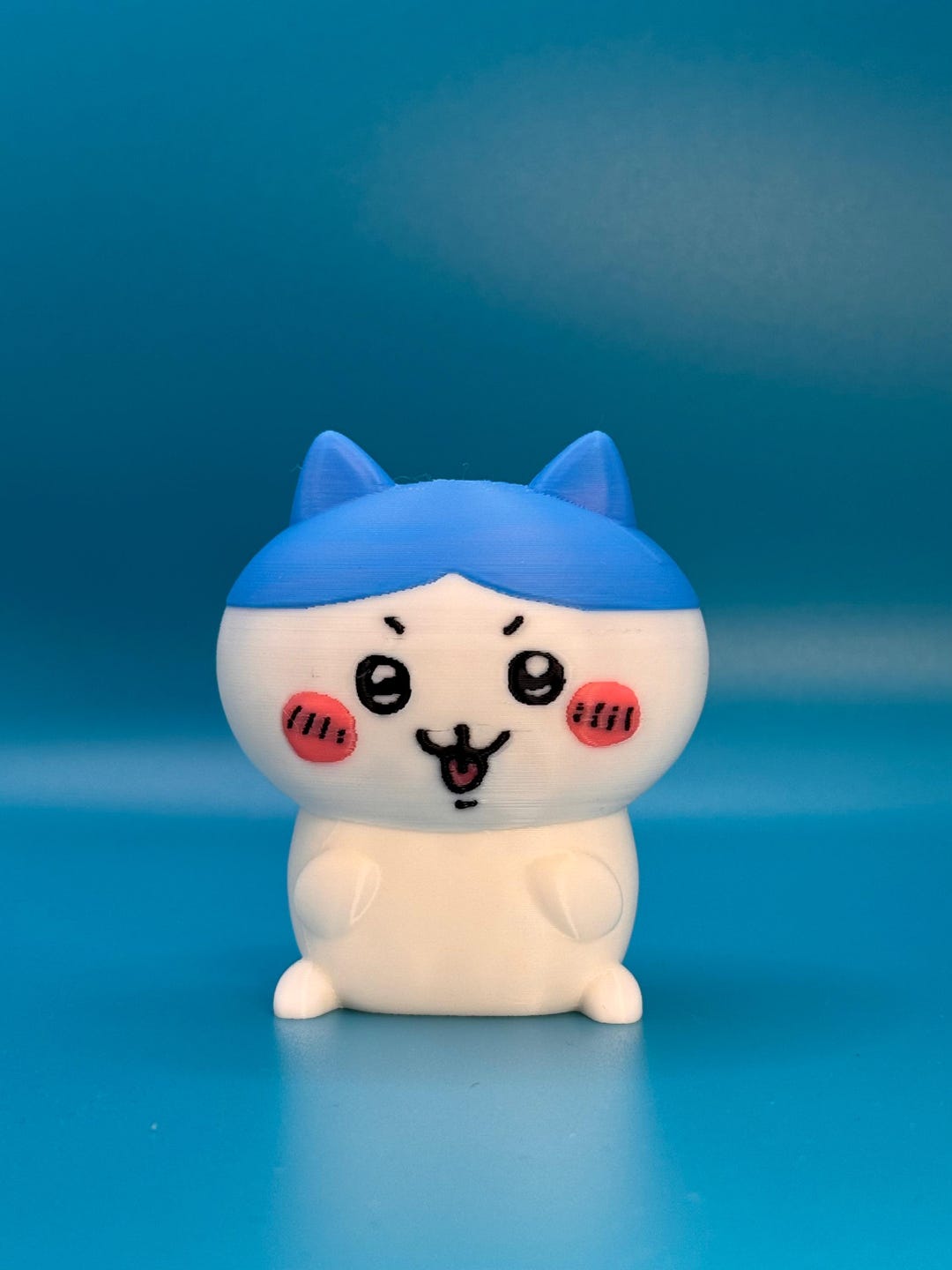 Hachiware Chiikawa Figurine, 3D Printed Kawaii Anime Decor - Etsy