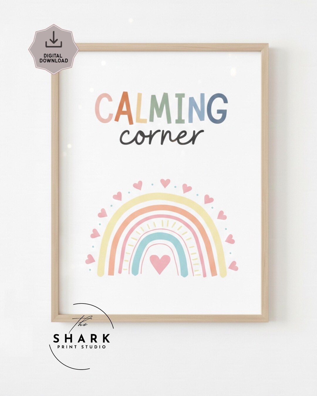 Calming Corner Classroom Poster, Emotional Regulation Chart,zones of ...