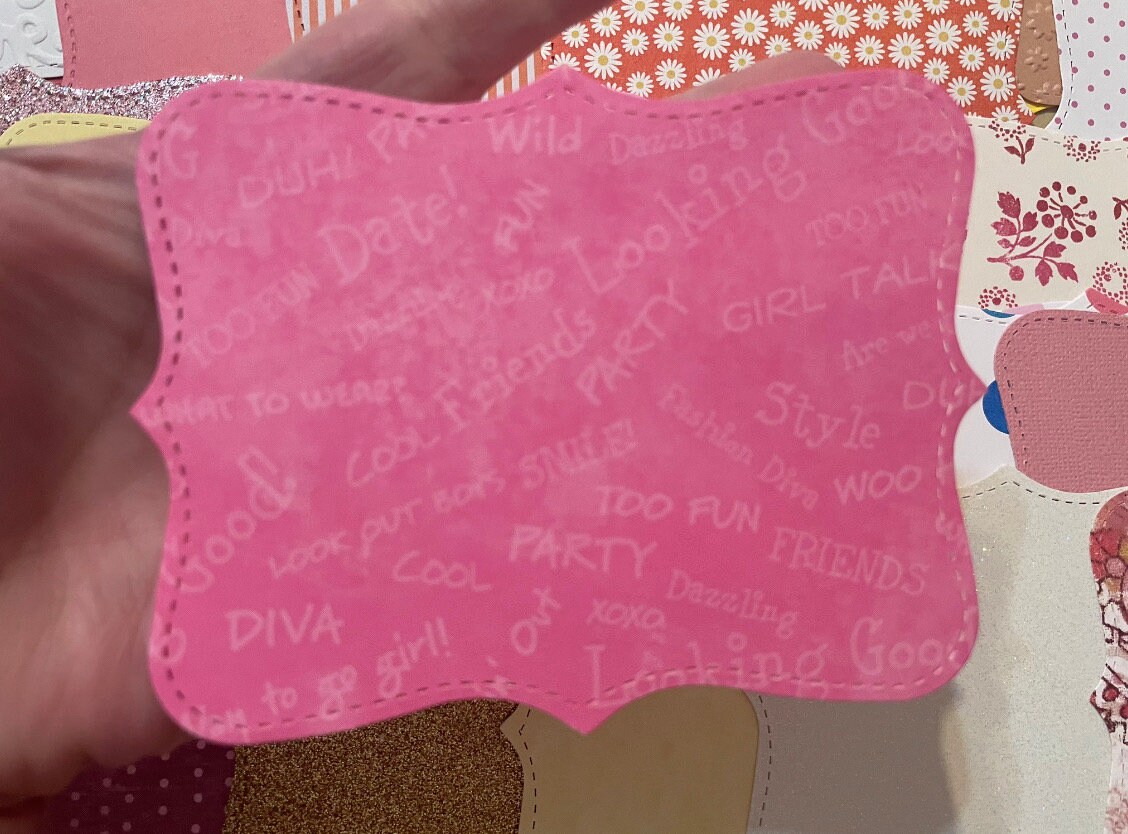 Note Shapes Craft Cardstock Paper Die Cut Shapes From Assorted Colors ...
