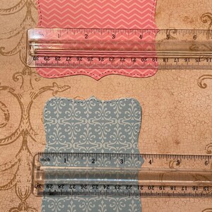 Premade Top Note Shapes From Stampin up Die Cut Pieces Cardstock for ...