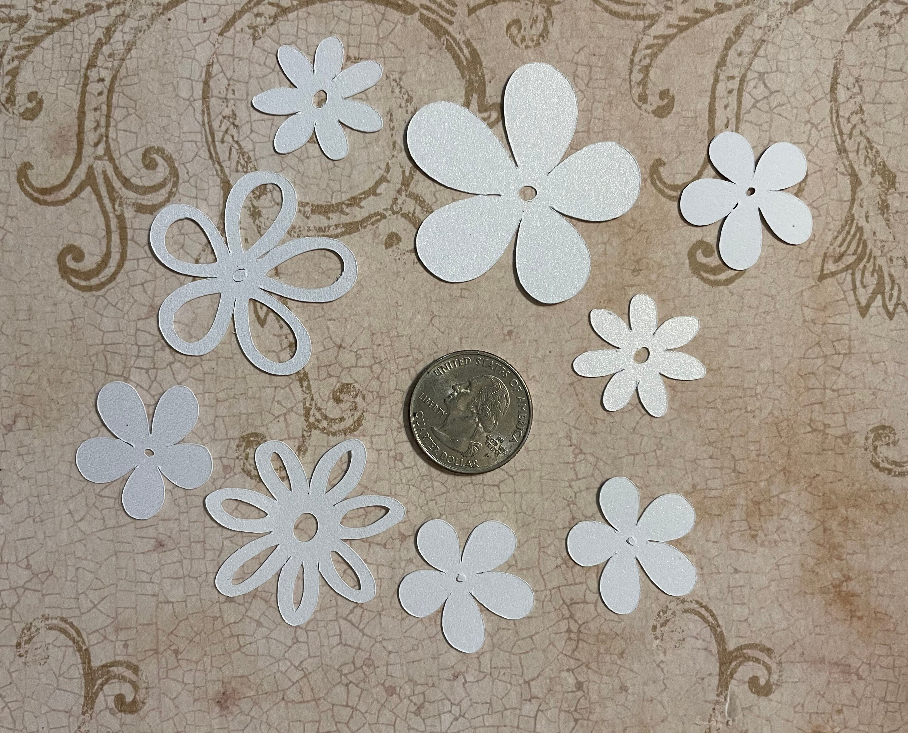 Assorted Cricut Die Cut Flowers Blooms Shapes Embellishments - Etsy