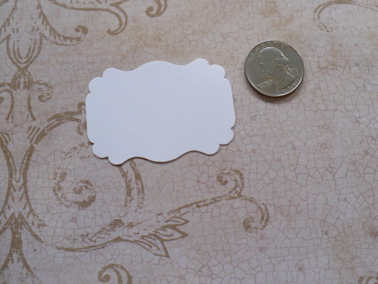 White Label Punchies Shapes Die Cut Pieces Cardstock Great for Stamping ...
