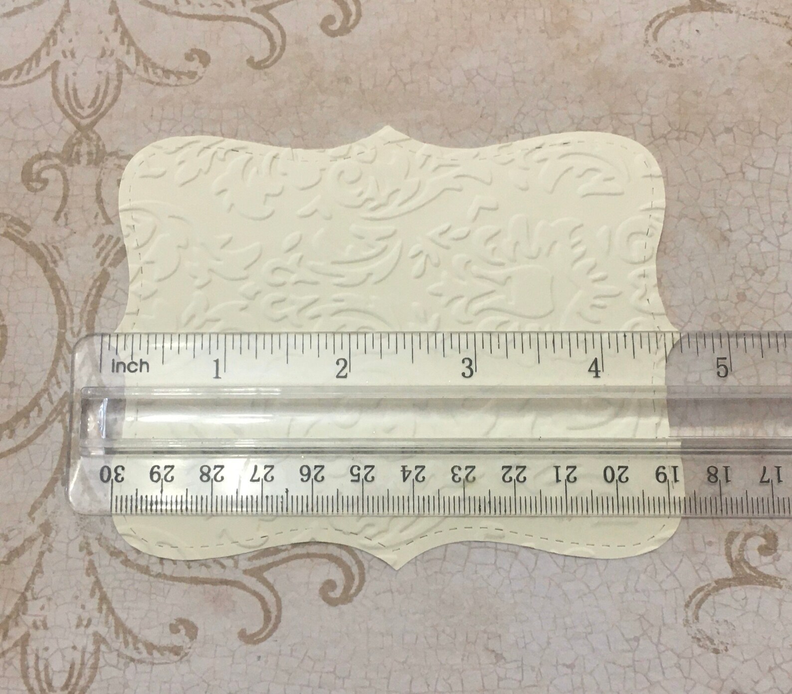 50 Embossed Top Note Shapes From Stampin up Die Cut Pieces | Etsy