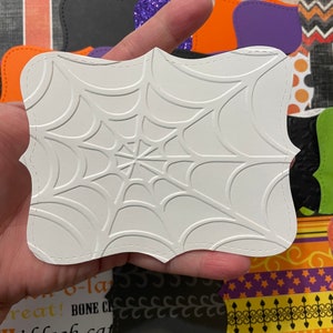 Cardstock Paper Bracket Note Shapes Halloween Memory Prints for Crafts ...