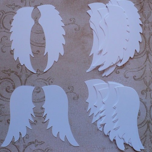 Sizzix Angel Wings Wing Shapes From Cardstock Paper Die Cuts - Etsy Canada