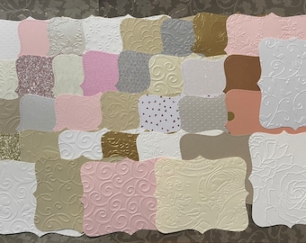 Black White Flowers Words Bee Cardstock Flower Shapes Die Cuts Asst ...