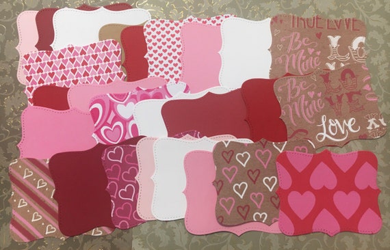 Paper, Party & Kids Paper Valentines Premade Top Note Shapes from ...