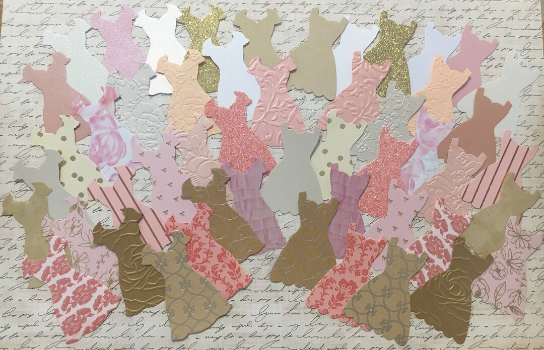 Stampin up Dress up Paper Piecing Shapes From Stampin up Die - Etsy