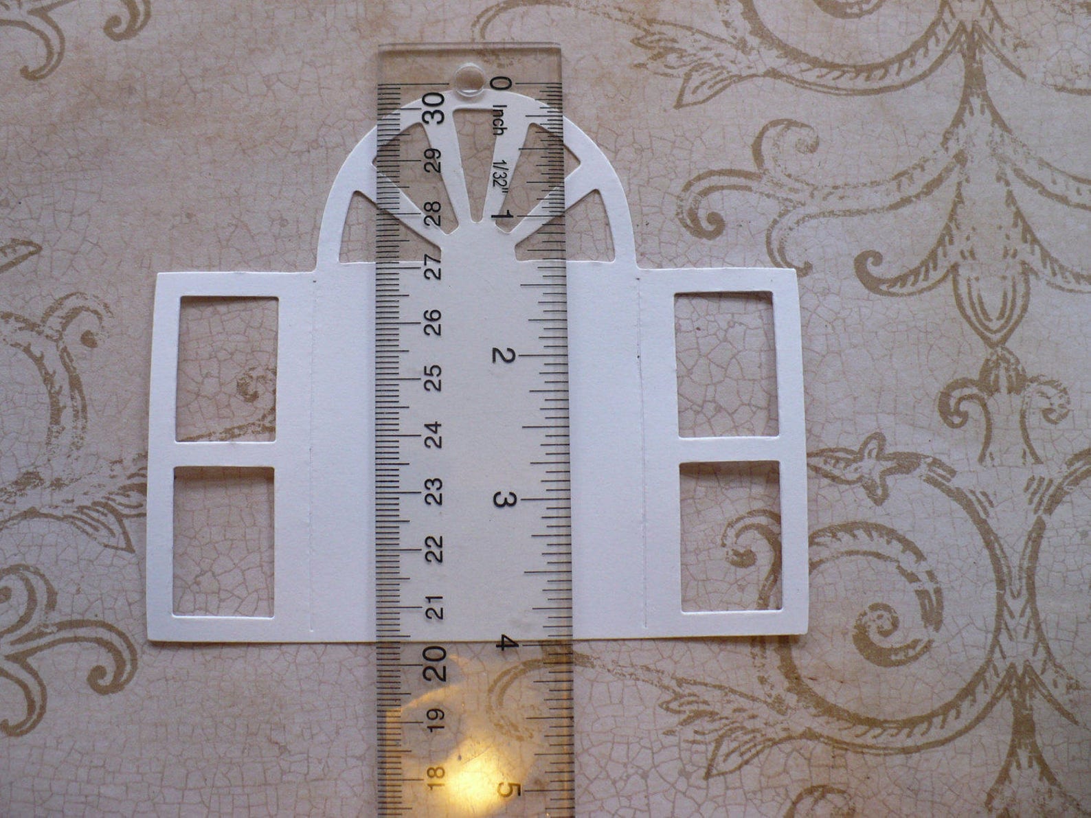 White Window Frame Die Cut Shapes Made From Cardstock Paper for Diy ...