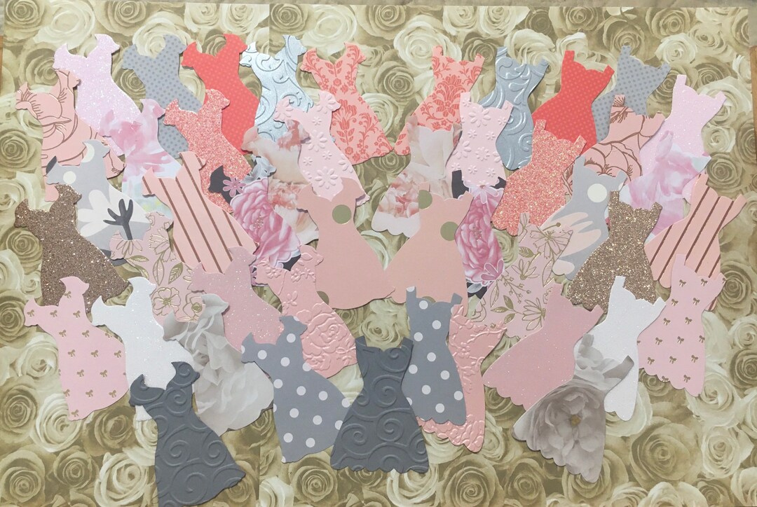Stampin up Dress up Paper Piecing Shapes From Stampin up Die - Etsy