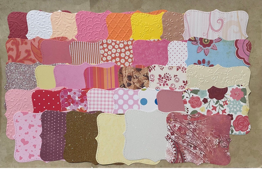 Note Shapes Craft Cardstock Paper Die Cut Shapes From Assorted Colors ...