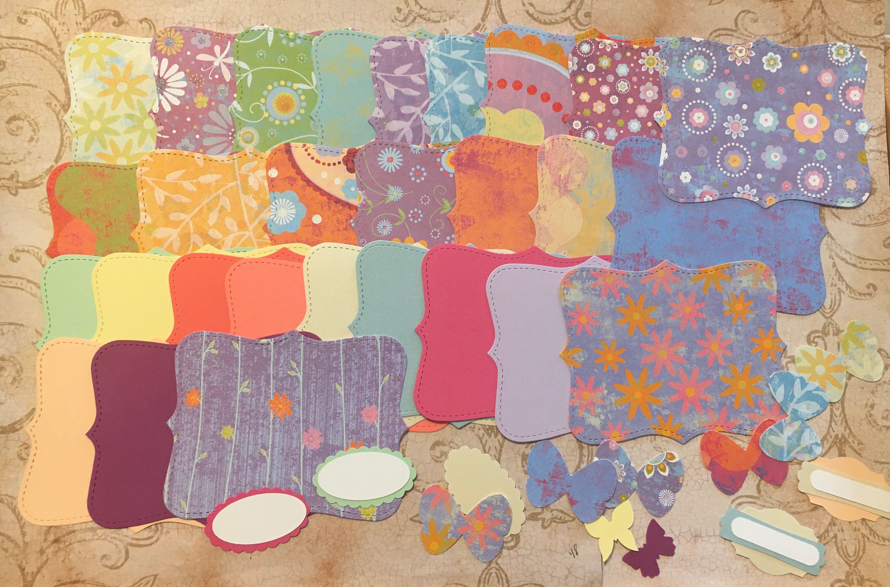 Die Cuts Paper Paper, Party & Kids Stampin UP Top Note Shapes made ...