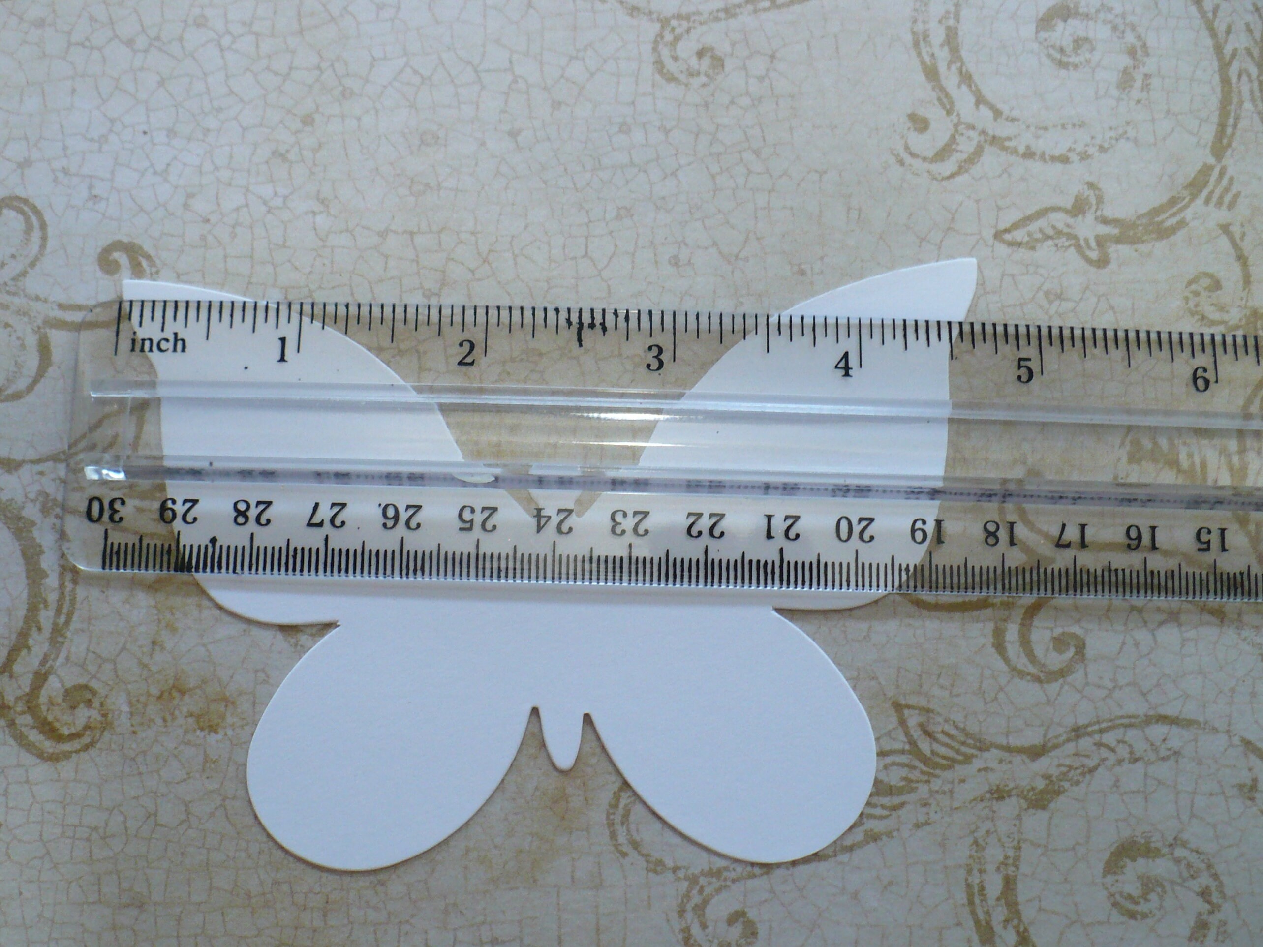 25 Butterfly Butterflies Die Cut Shapes Made From White Cardstock for ...