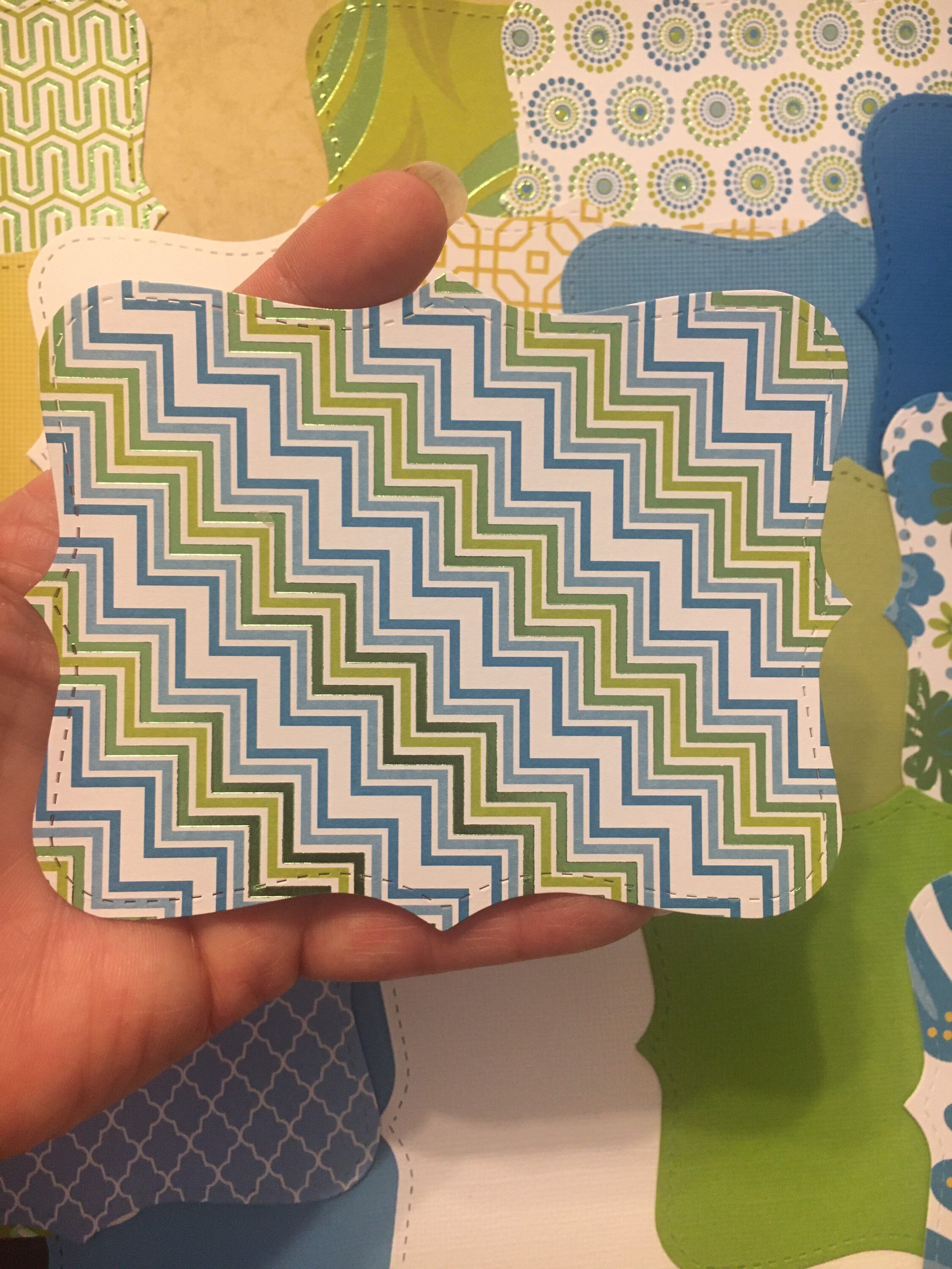 Die Cuts Paper Paper, Party & Kids Stampin UP Top Note Shapes made ...