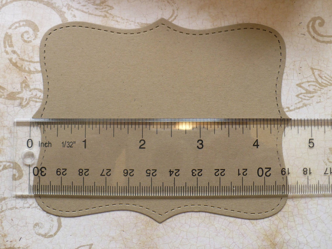 50 Stampin up Top Notes Die Cut Shape / Pieces Kraft - Etsy