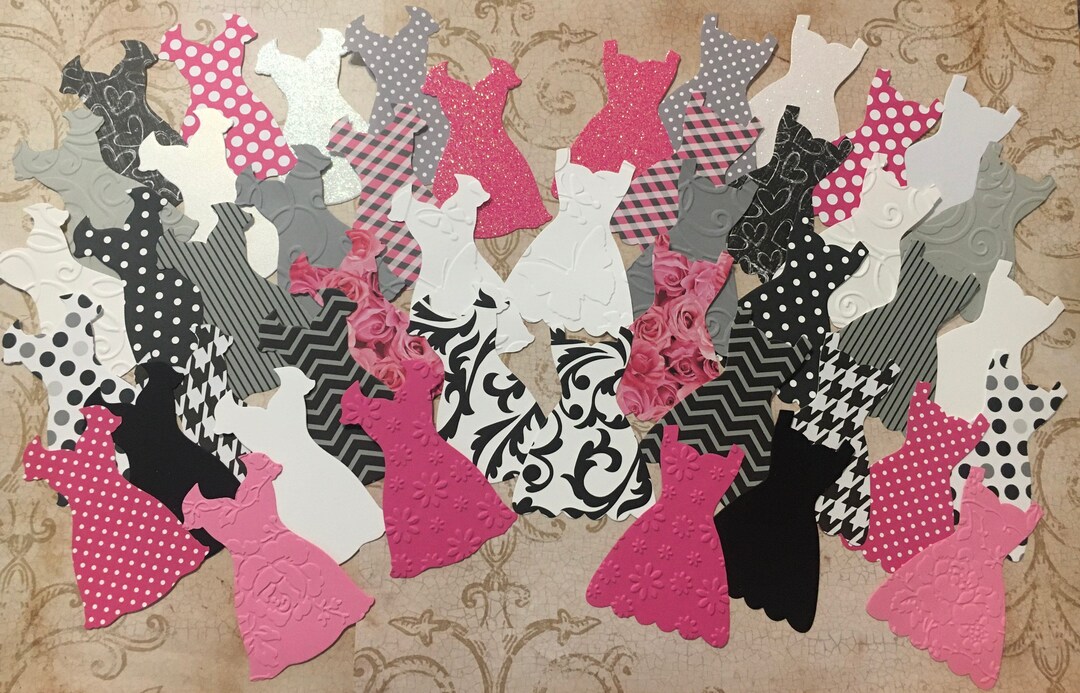 Stampin up Dress up Paper Piecing Shapes From Stampin up Die - Etsy
