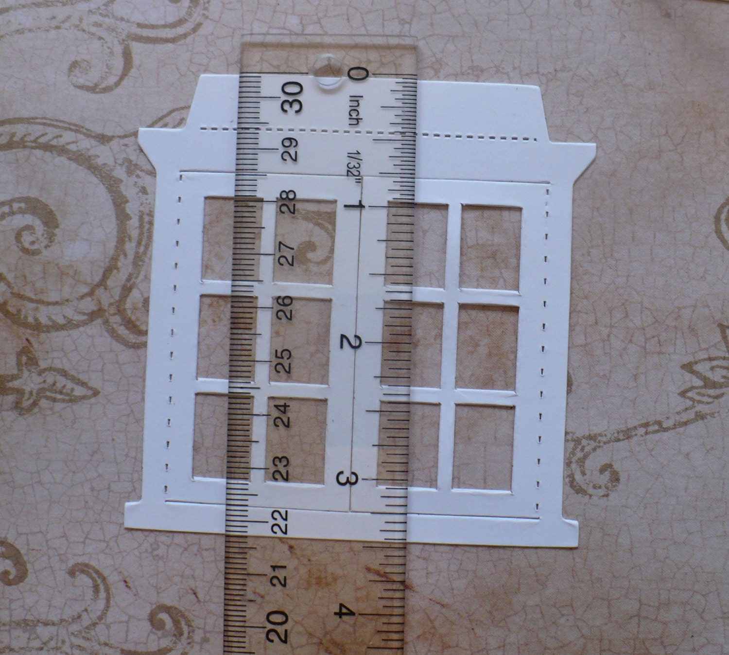 White Window Frame Die Cut Shapes for Card Decorating | Etsy