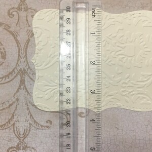 50 Embossed Top Note Shapes From Stampin up Die Cut Pieces Made From ...