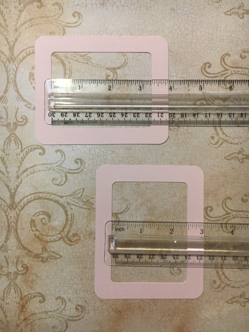 48 Pc Rainbow Frames Die Cuts Cardstock Made From Ellison Die - Etsy
