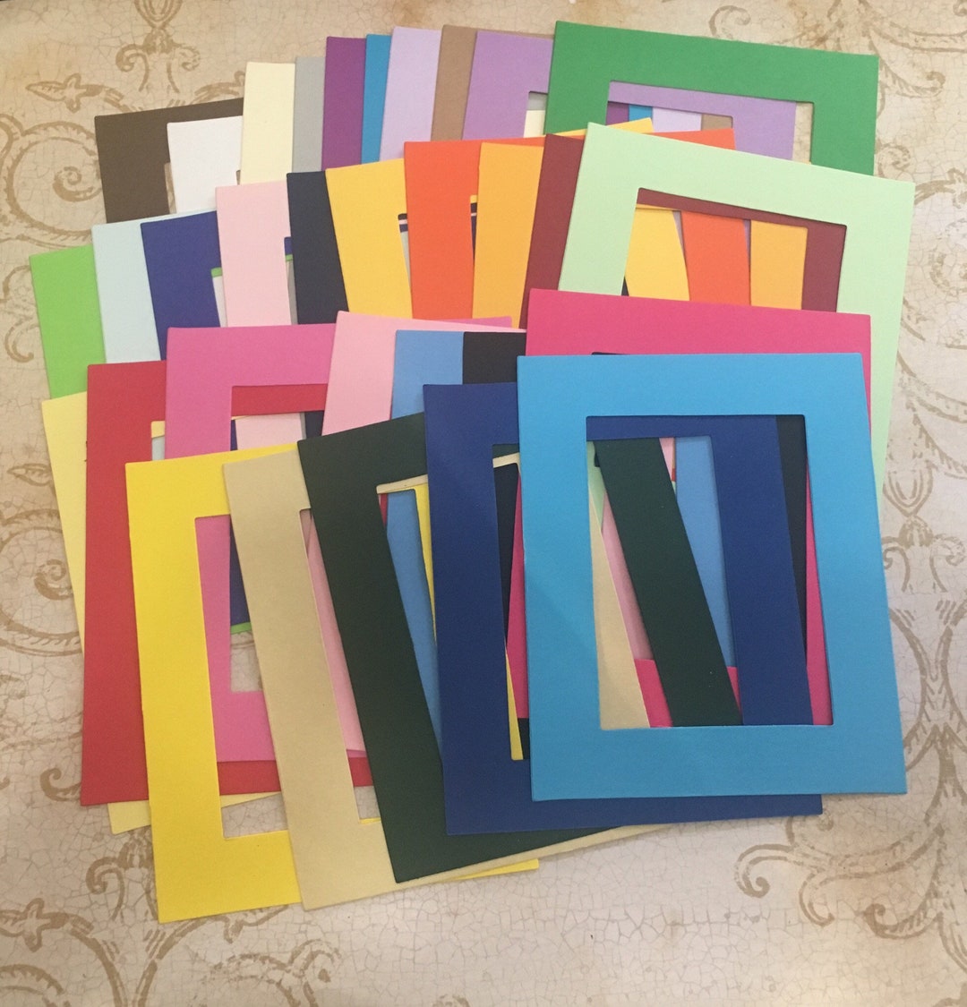 48 Pc Rainbow Frames Die Cuts Cardstock Paper Made From Die Great for ...