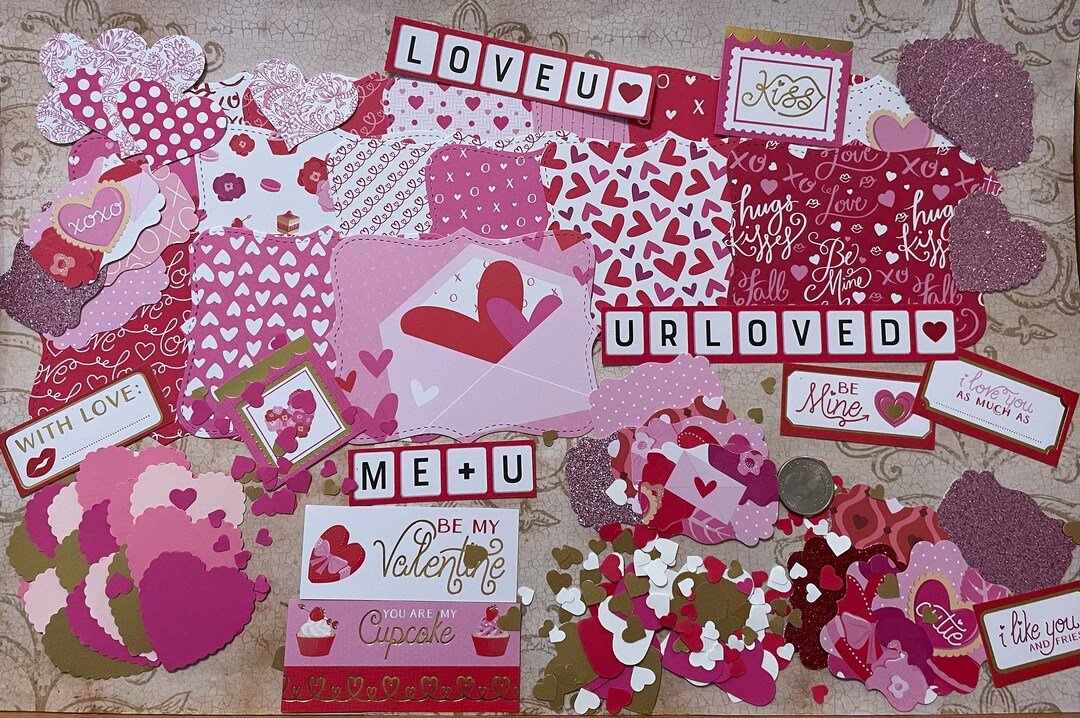 Stampin UP Top Note Shapes Made Using Valentines Day Prints Cardstock ...