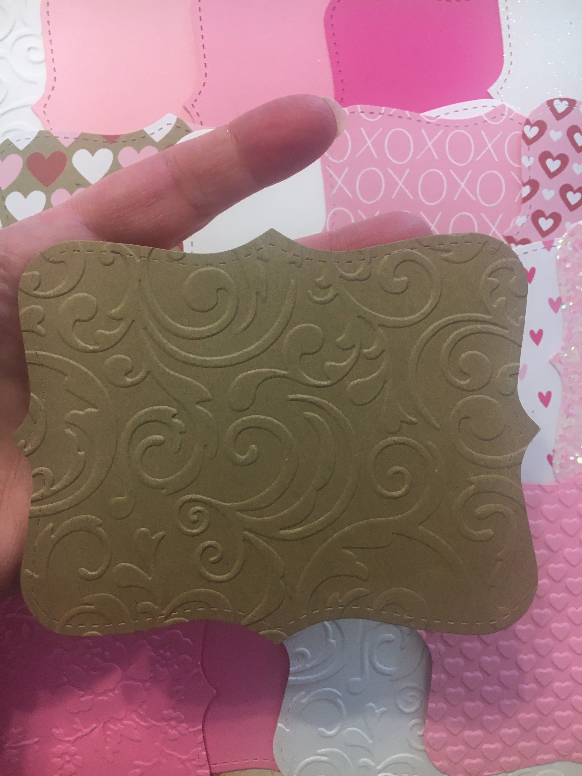 Paper, Party & Kids Paper Valentines Premade Top Note Shapes from ...