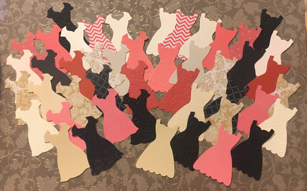 Stampin up Dress up Paper Piecing Shapes From Stampin up Die - Etsy