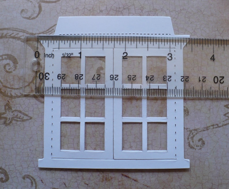 White Window Frame Die Cut Shapes for Card Decorating Embellishments ...