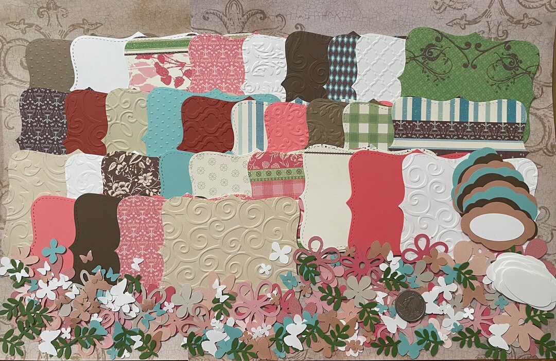 Stampin UP Top Note Shapes Made Using Prints Cardstock Paper Flower ...
